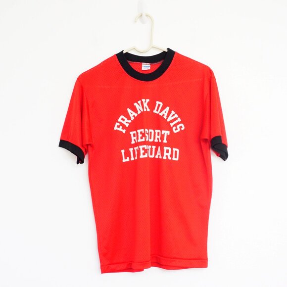 Champion | Shirts | Vintage 8s Champion Mesh Resort Lifeguard Shirt M ...